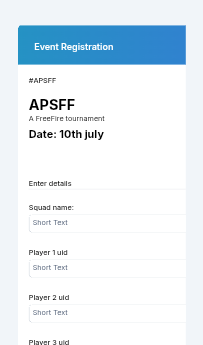 Event Registration - Free Form Creator with Custom QR Code | Form QR code generator | TIGER FORM